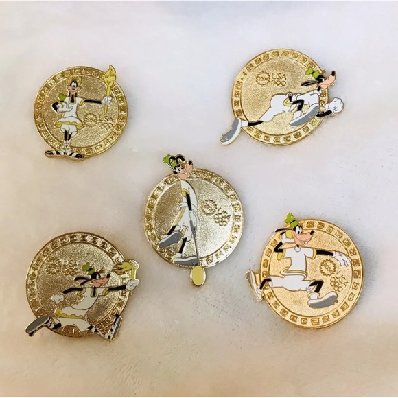 Disney | Other | New Disney 204 Disney Olympics Goofy Gold Medal Pin ...